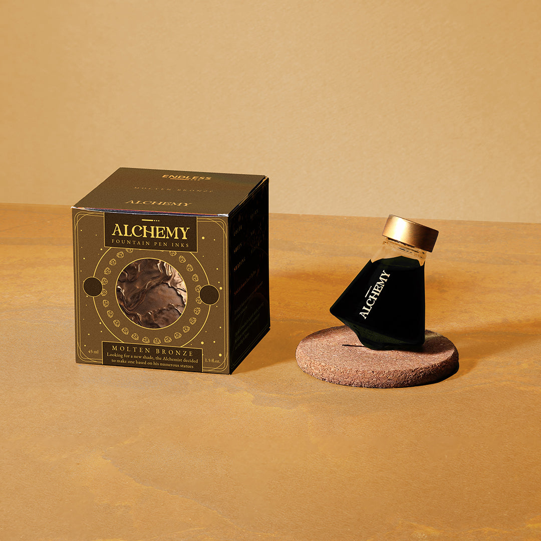 Endless Alchemy Fountain Pen Inks - Molten Bronze 45 ML – Endless Works ...